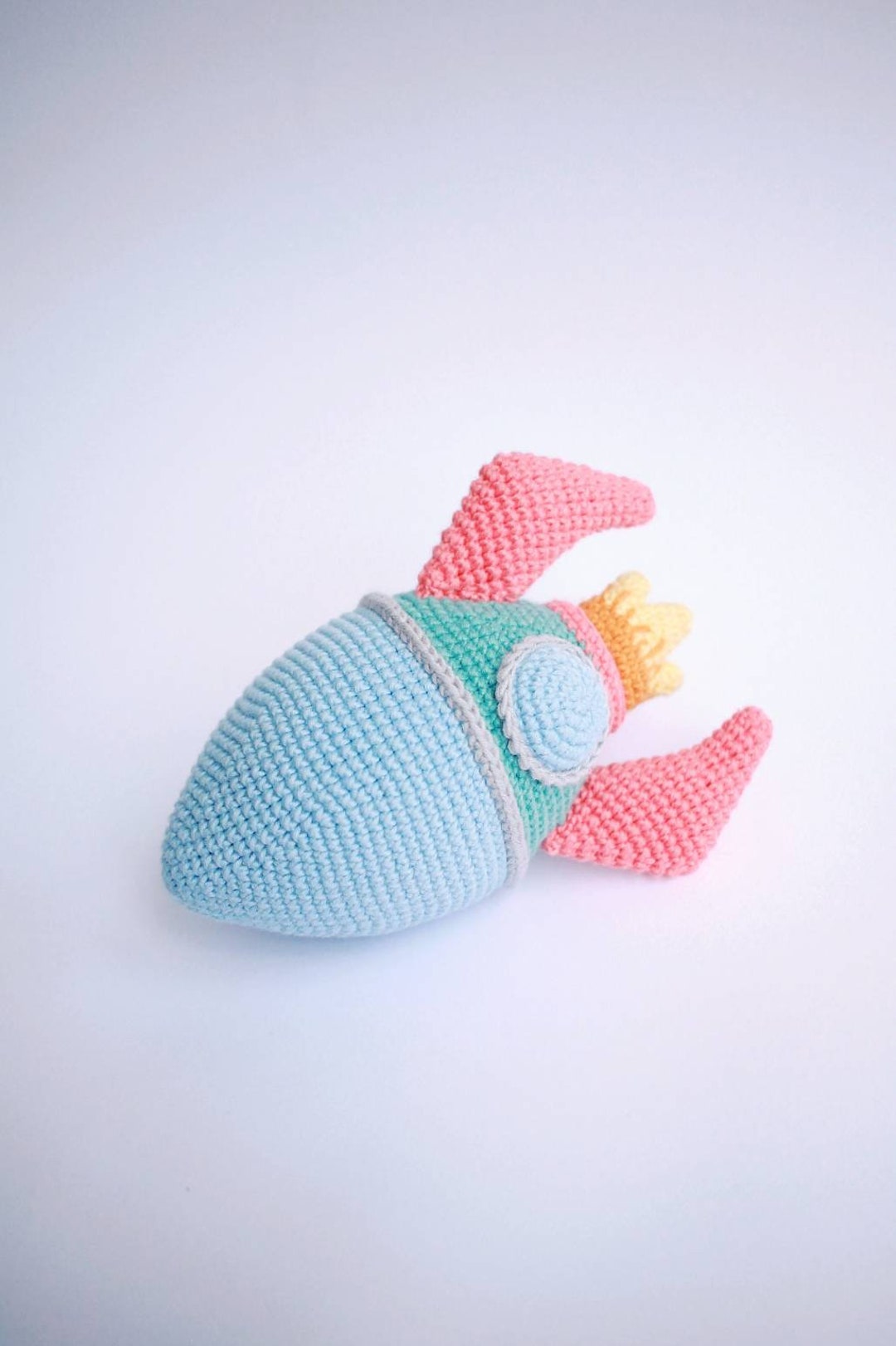 Easy Rocket Crochet Pattern Amigurumi Rocketship. Space Ship - Etsy Canada