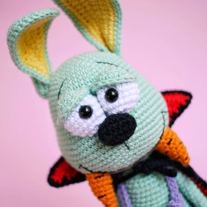 Halloween Crochet Bunny Doll PATTERN. Funny Vampire Rabbit. - Etsy