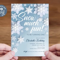 Winter Party Invitation - Etsy