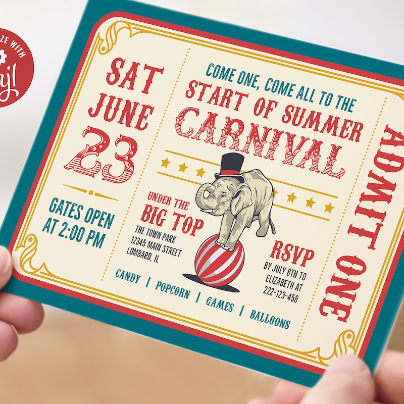 Carnival Tickets - Etsy