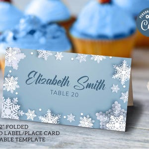 Editable Winter Snowflake Party Signs – Set of Three 8x10 Posters ...
