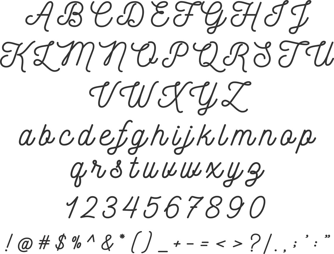Mega Alphabet Letters and Numbers Fonts Digital Design Illustrations ...