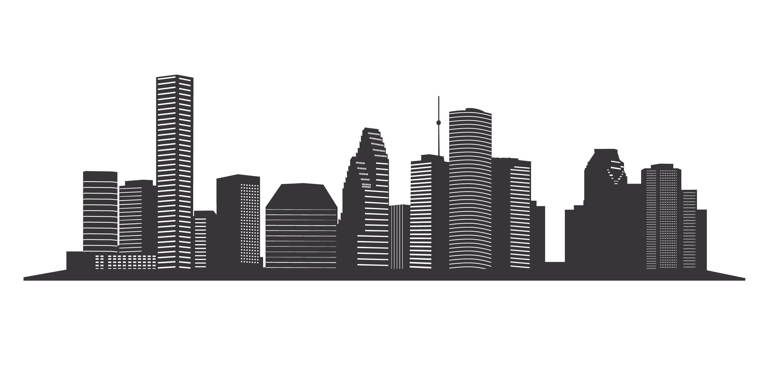 Houston City Capital Logo Skyline Digital Design Vector Pack Texas. AI ...