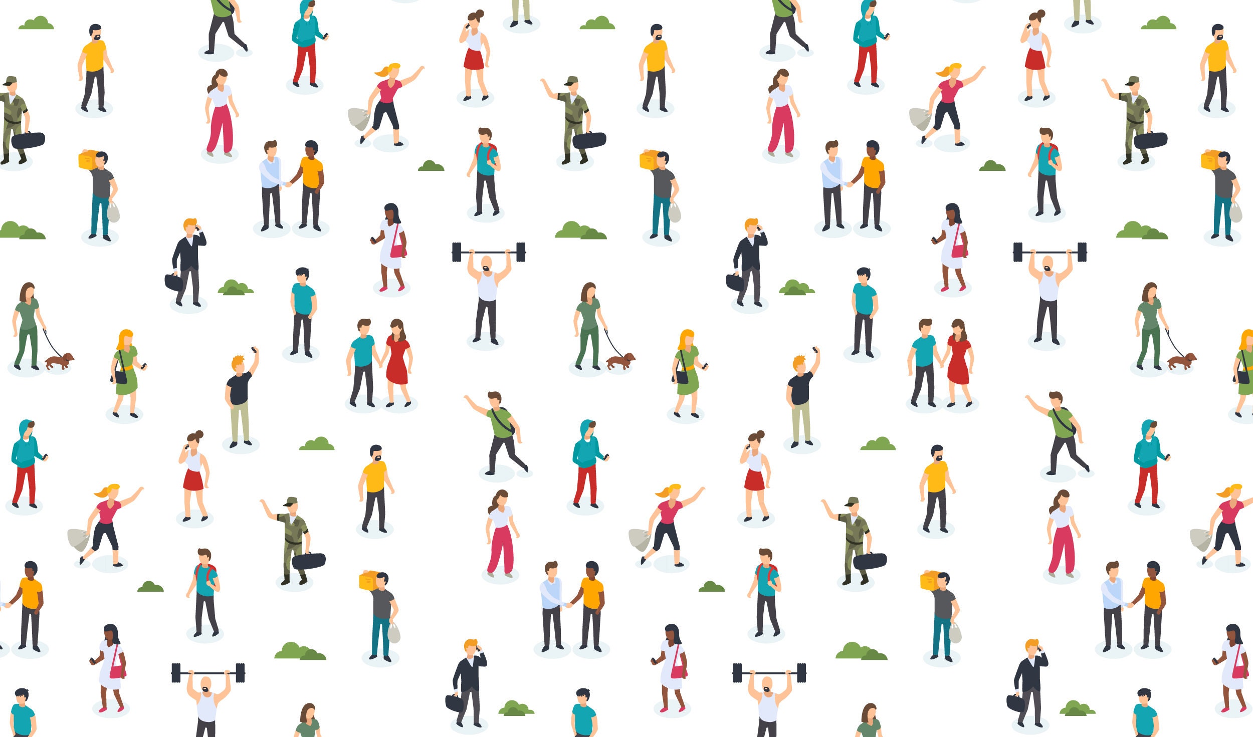 Motion Isometric People Digital Drawing Design Illustration Pack. PDF ...
