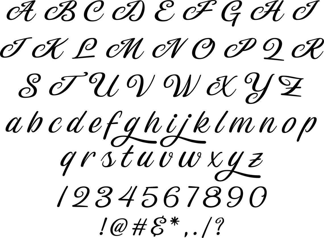 Mega Alphabet Letters and Numbers Fonts Digital Design Illustrations ...