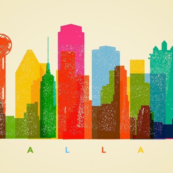 City of Dallas Logo - Etsy