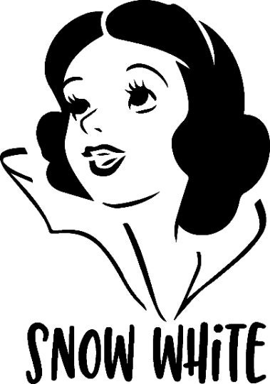 Snow White Bundle Pack -SVG, PNG, DXF. Digital Design Illustration Art ...