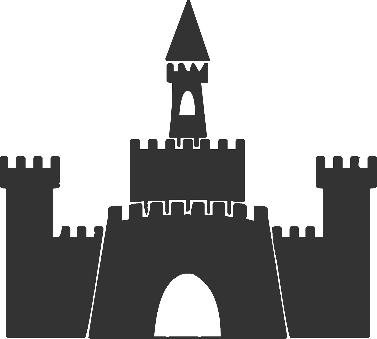 Hermoso paquete de castillos medievales SVG, PNG, JPG, Dxf, Eps ...
