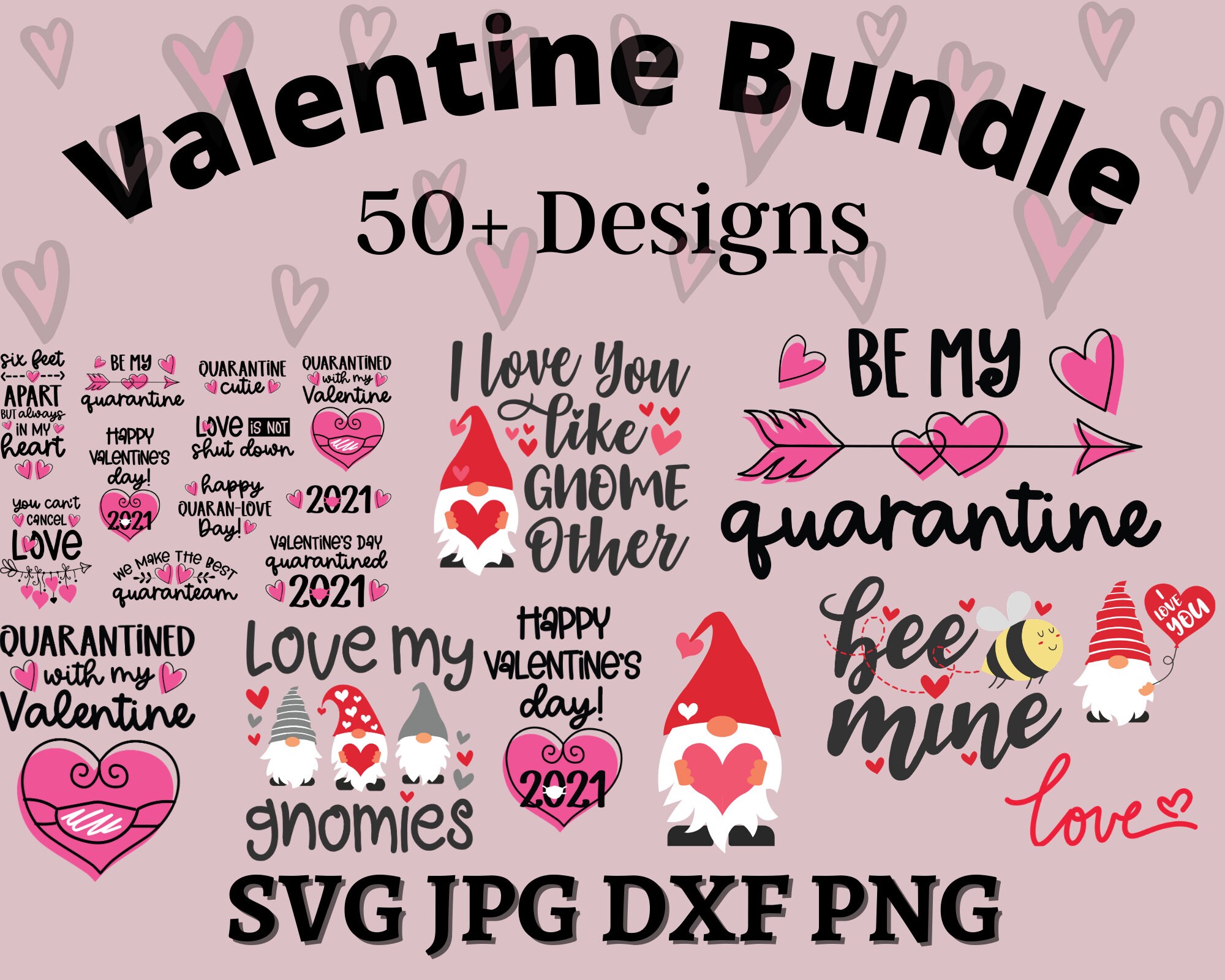 MEGA Valentine's Day Bundle Pack -SVG, PNG, Jpeg, Dxf - Digital Design ...