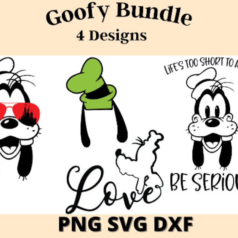 Goofy Svg - Etsy