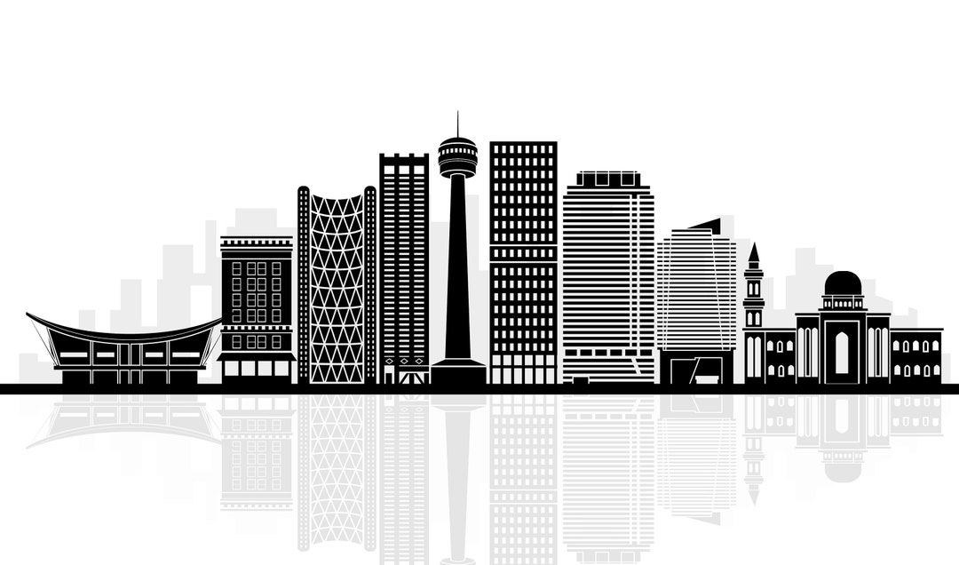 Calgary City Capital Logo Skyline Digital Design Vector Pack Canada. AI ...