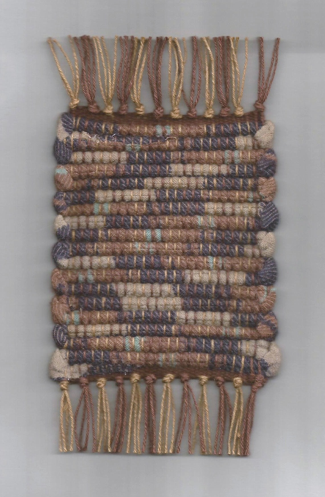 Hand Woven Mug Rug Coasters, Choice, Upcycled Eco Friendly Coaster ...