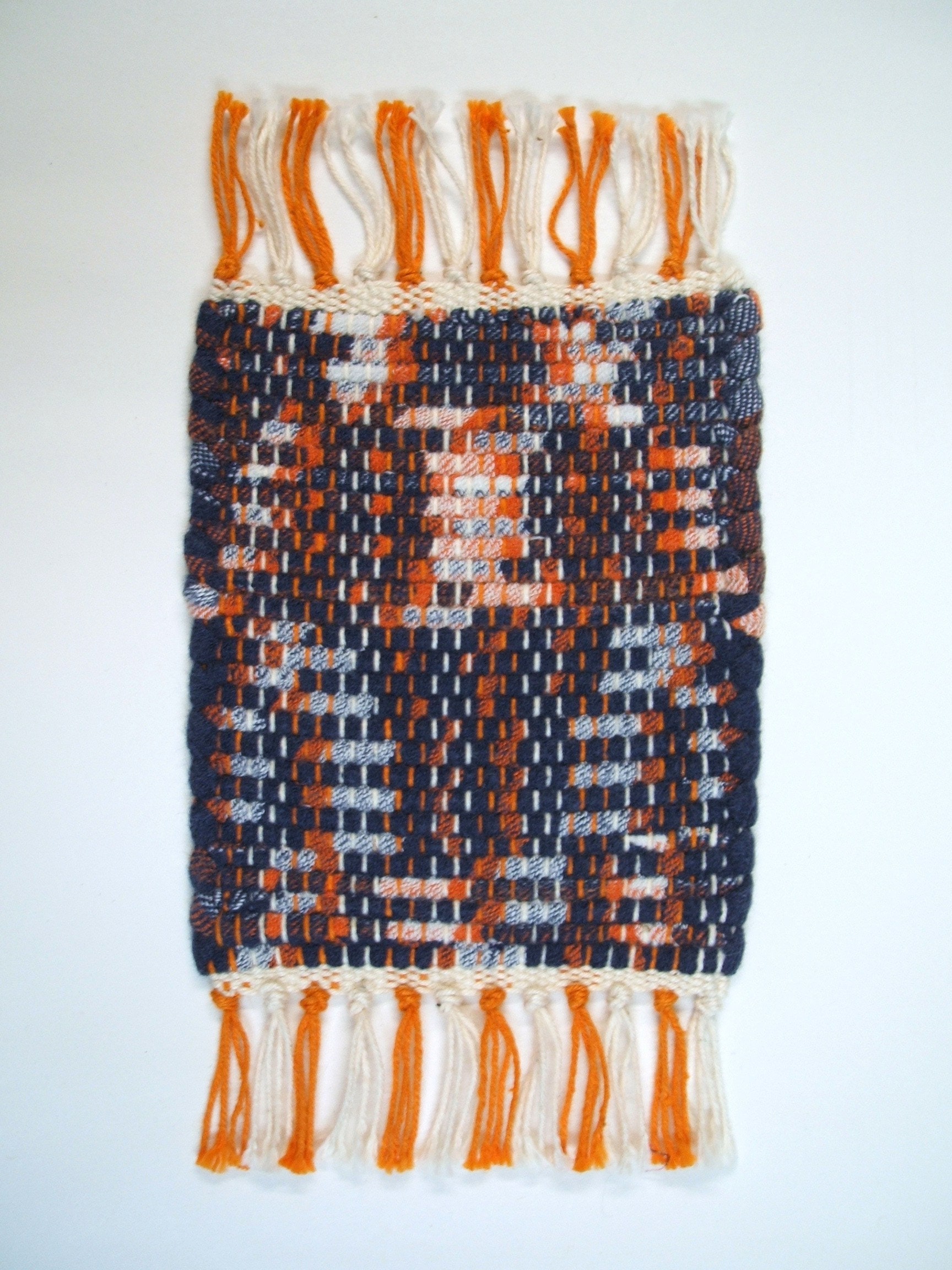 Hand Woven Mug Rug Coasters, Choice, Upcycled Eco Friendly Coaster ...