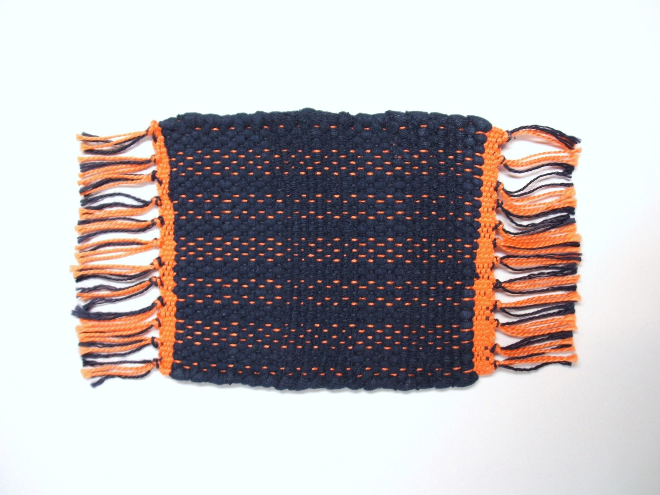 Hand Woven Mug Rug Coasters, Choice, Upcycled Eco Friendly Coaster ...