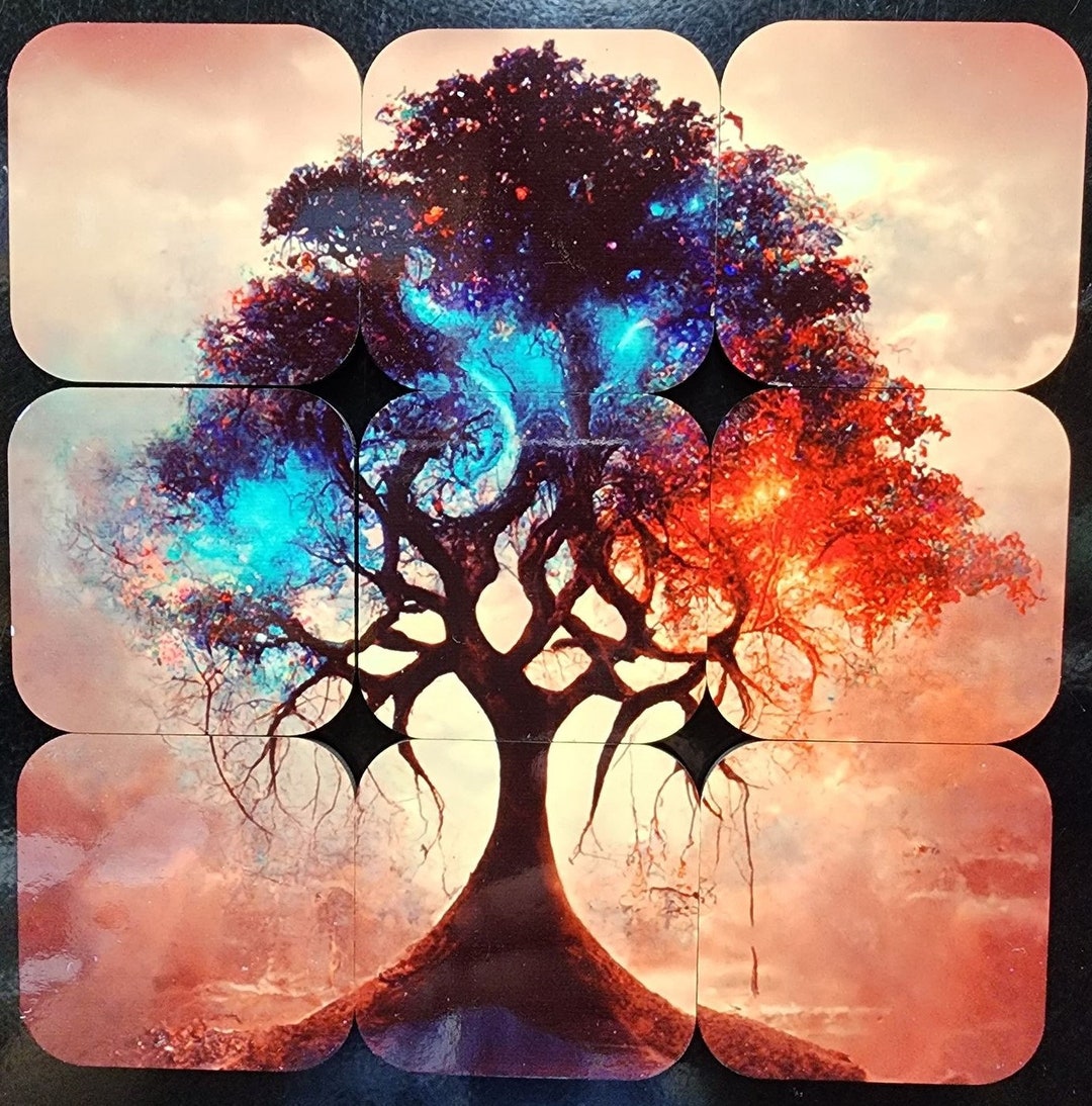 Tree of Life Magnet Mosaic, 9 Piece - Etsy