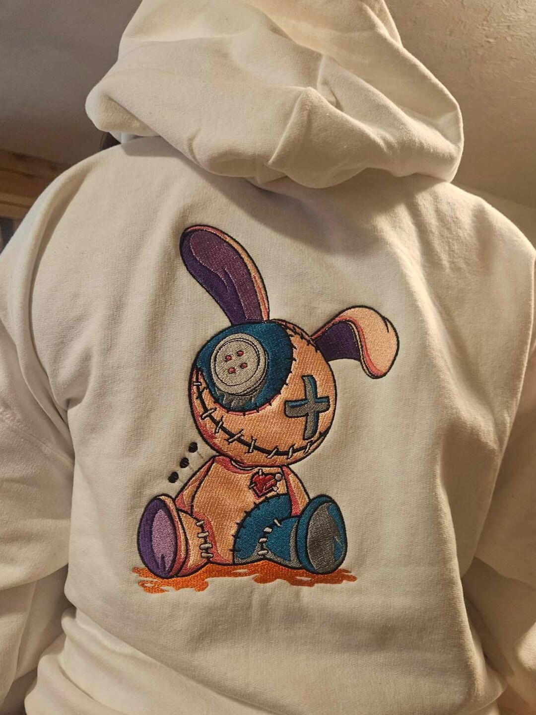 Darling Embroidered Voodoo Hoodie - Etsy