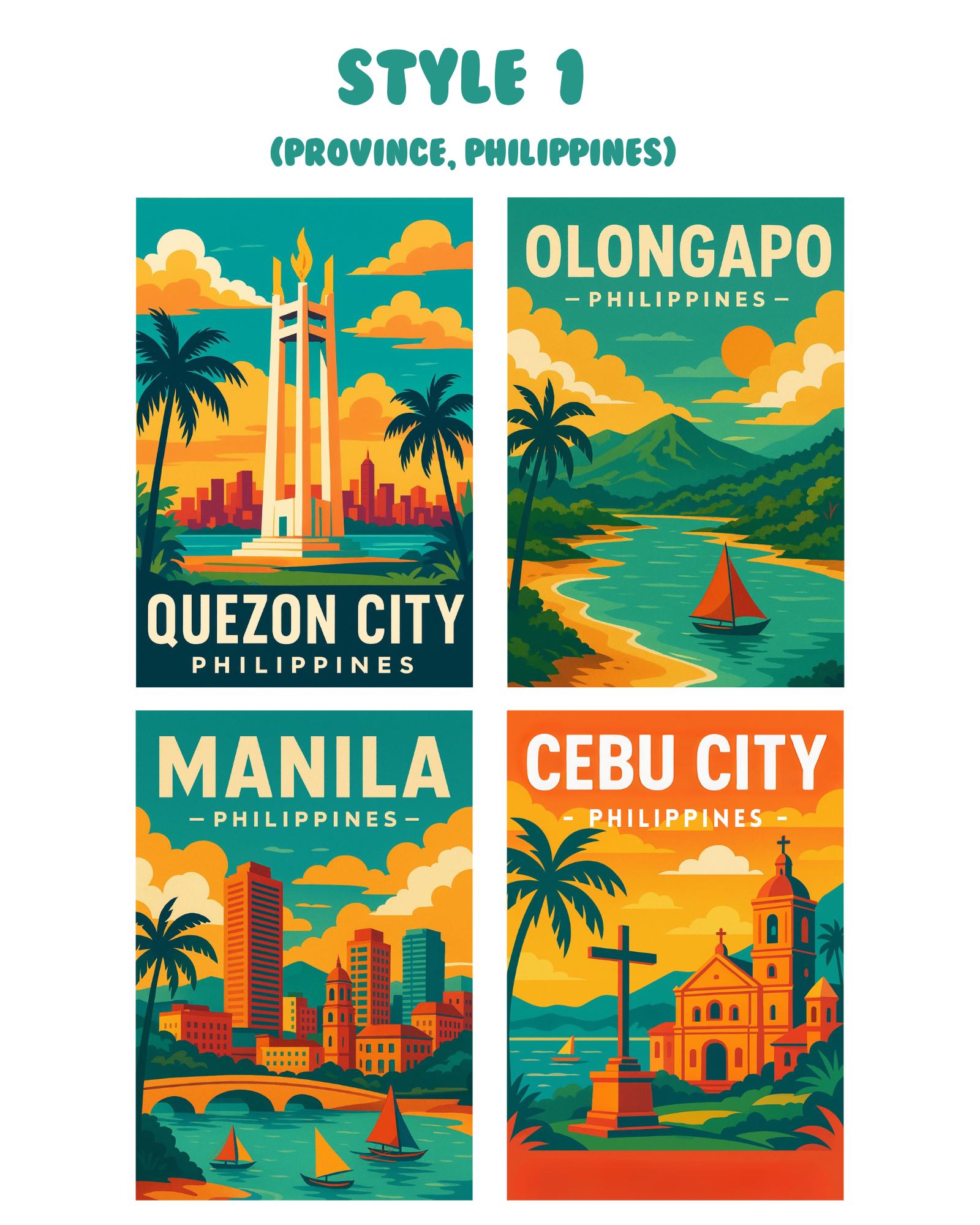 Philippines Landscape Flexible Magnet – Travel Souvenir Fridge Magnet ...