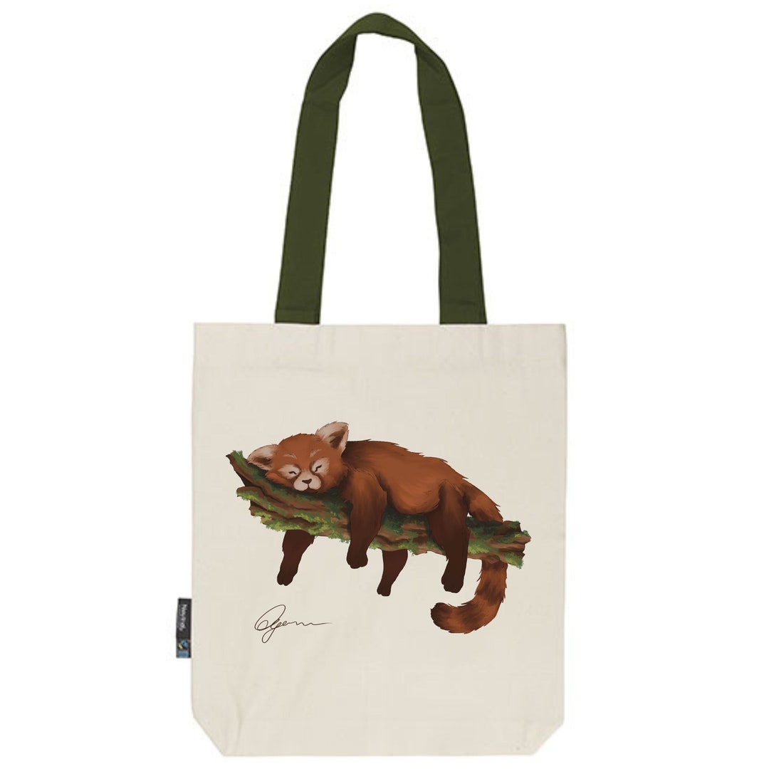 Save Panda Tote Bag Red Panda Tote Bag Cute Animal Tote Bag Panda - Etsy