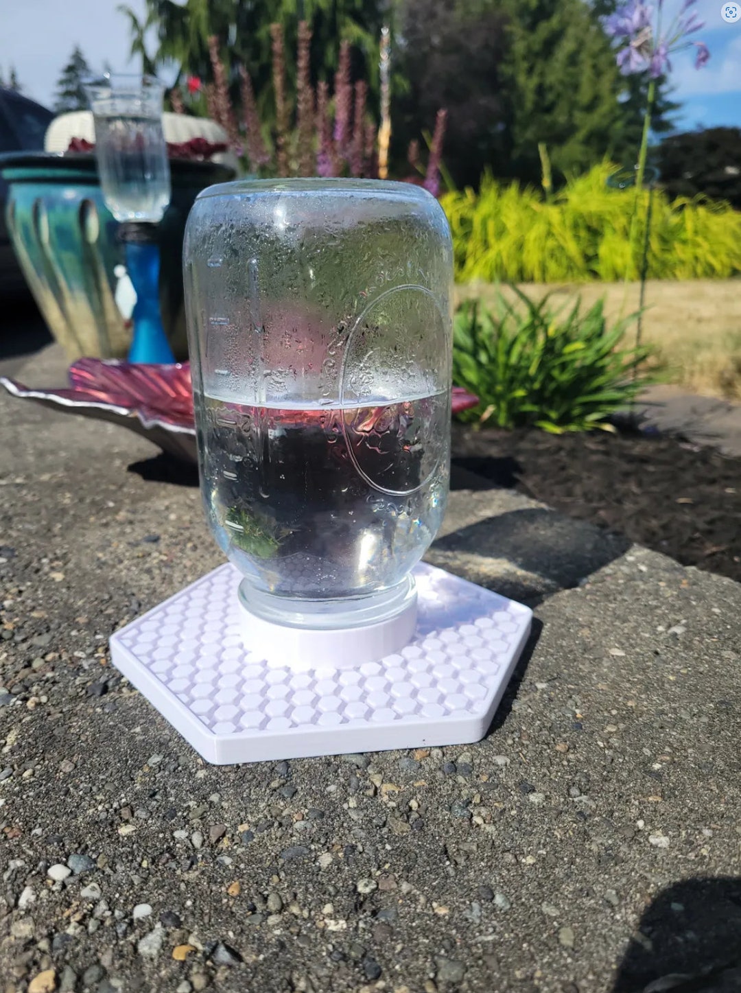 Bee Feeder for Small Mouth Mason Jars Bee Insect Waterer Gift for ...