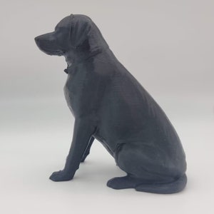 3D Printed Labrador Statue, Dog Memorial Gift - Etsy