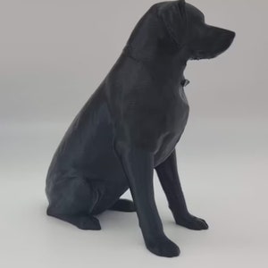 3D Printed Labrador Statue, Dog Memorial Gift - Etsy