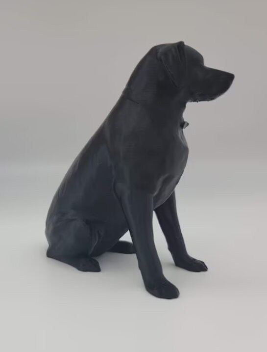 3D Printed Labrador Statue, Dog Memorial Gift - Etsy