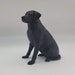 3D Printed Labrador Statue, Dog Memorial Gift - Etsy