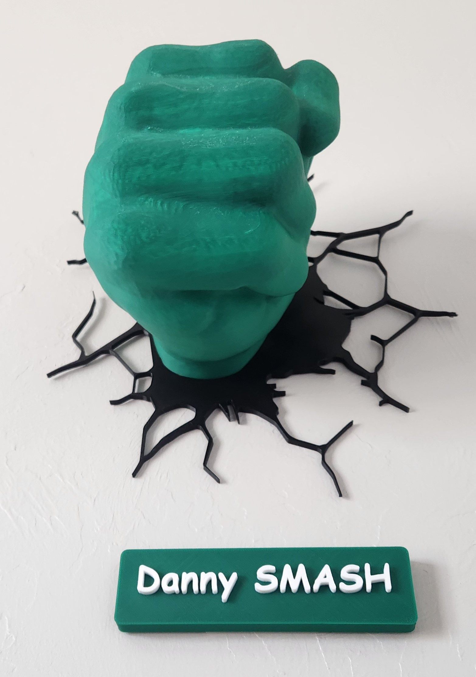 Incredible Hulk Fist Smash Wall Art Avengers Marvel Comics Kids Bedroom ...