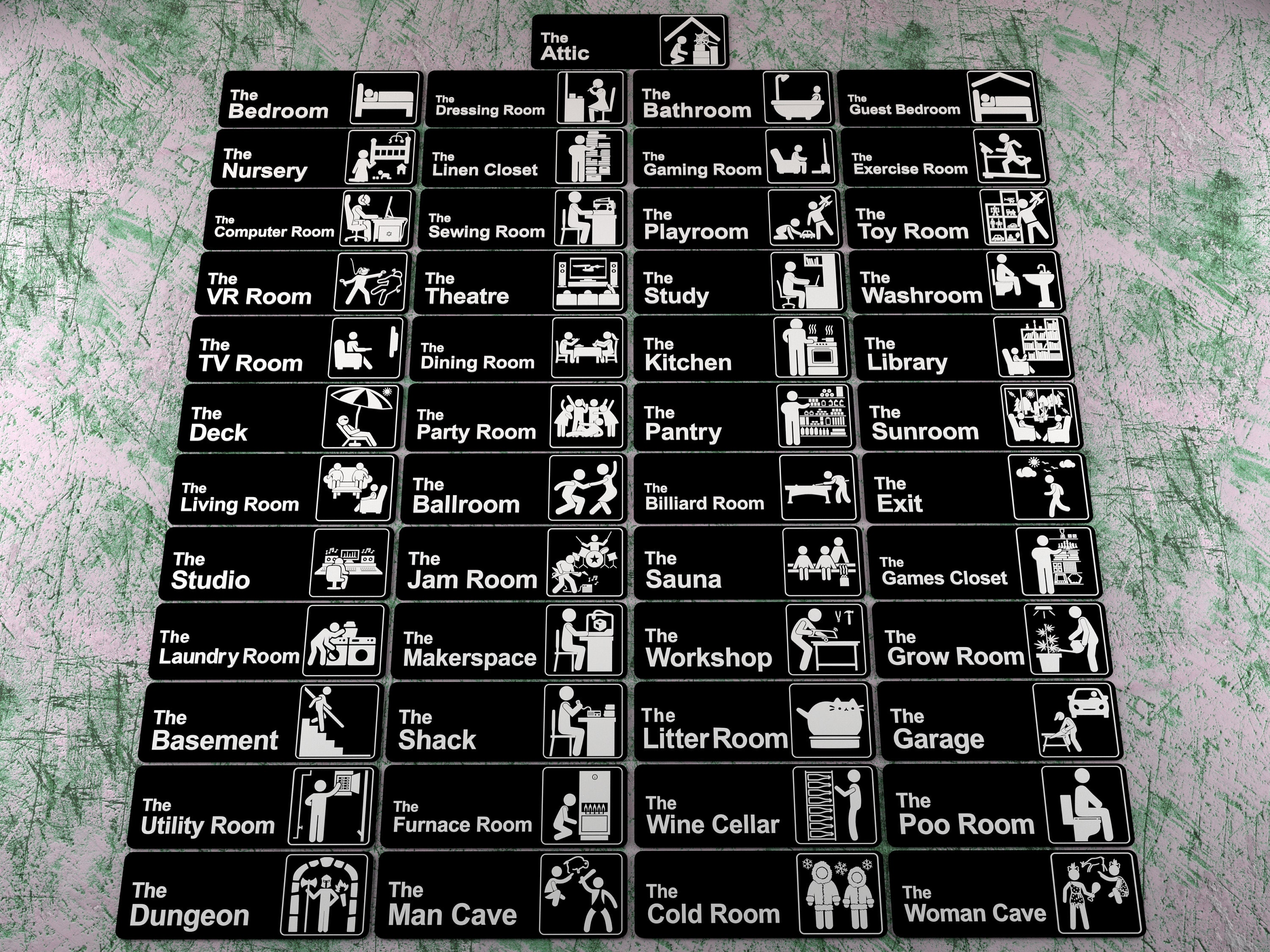 Office Room Signs Inspired by the Office TV Show Choose From 52 ...