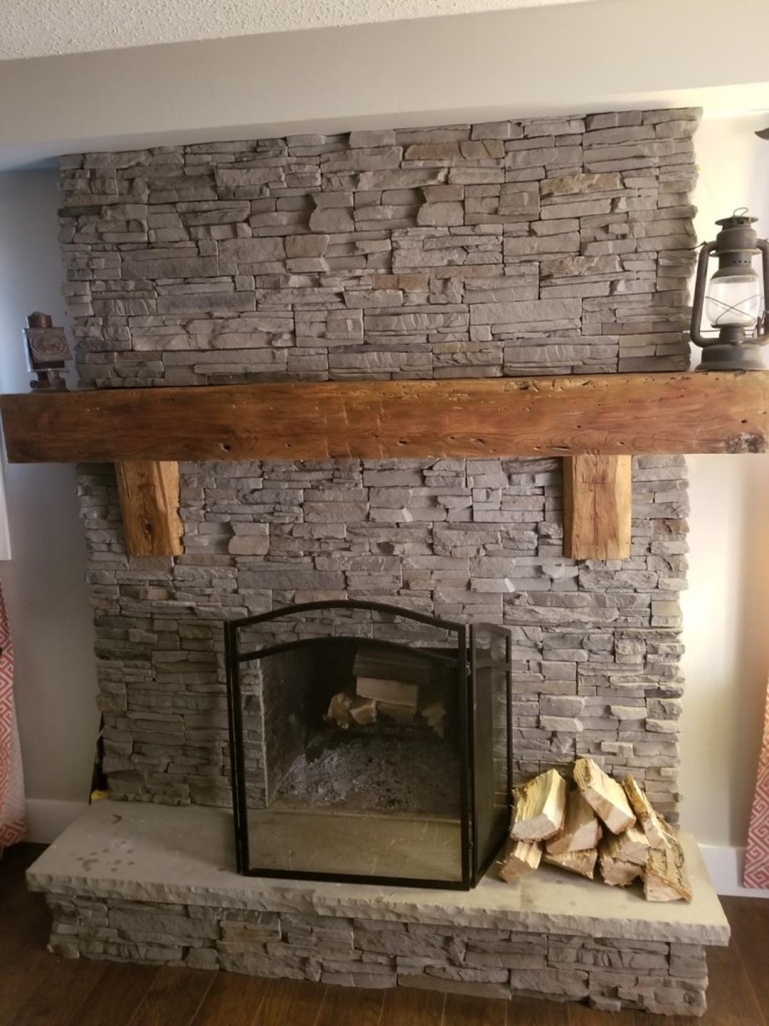 Reclaim Wood Mantle Beams - Etsy