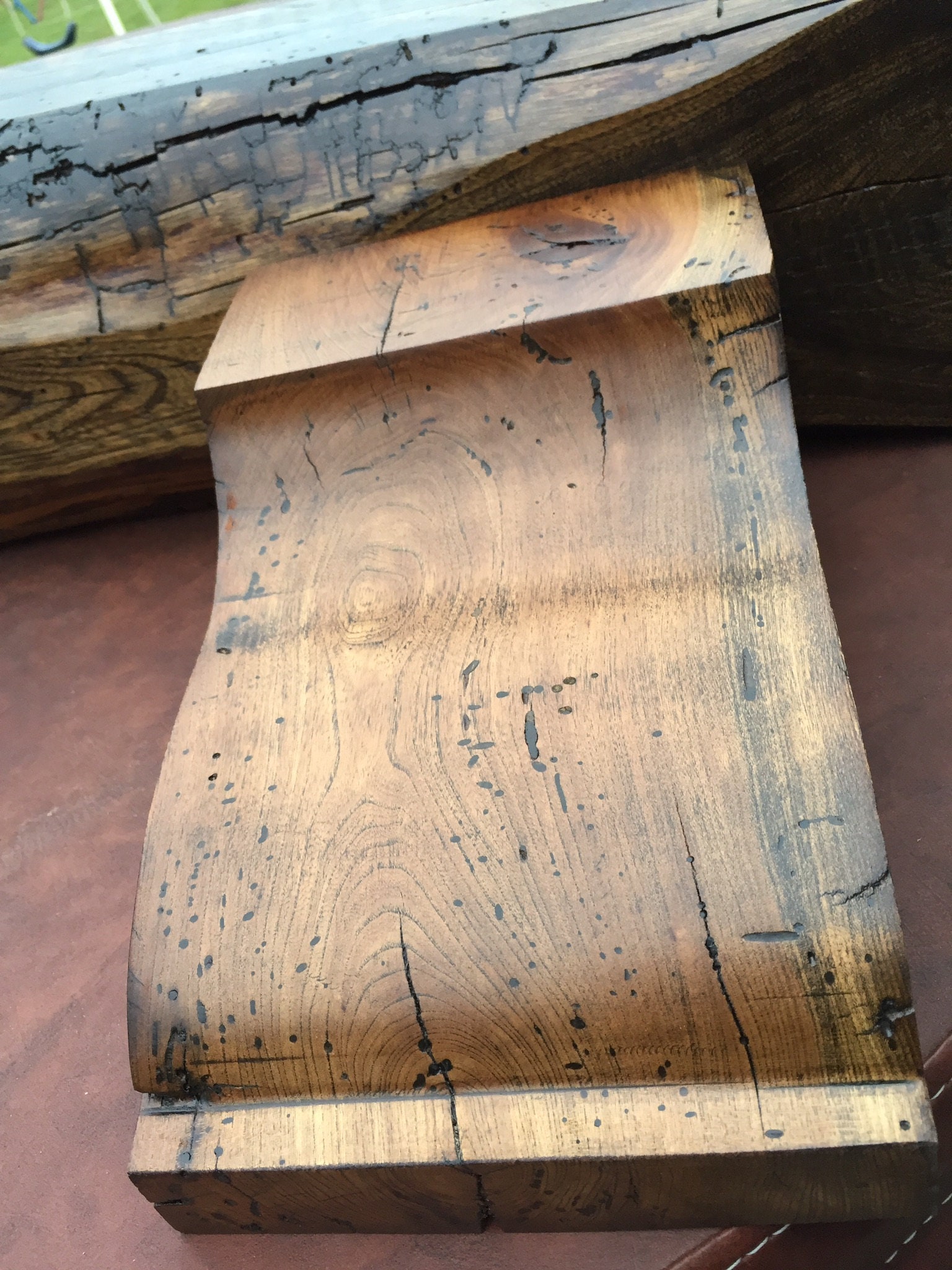 Reclaim Wood Mantle Beams - Etsy