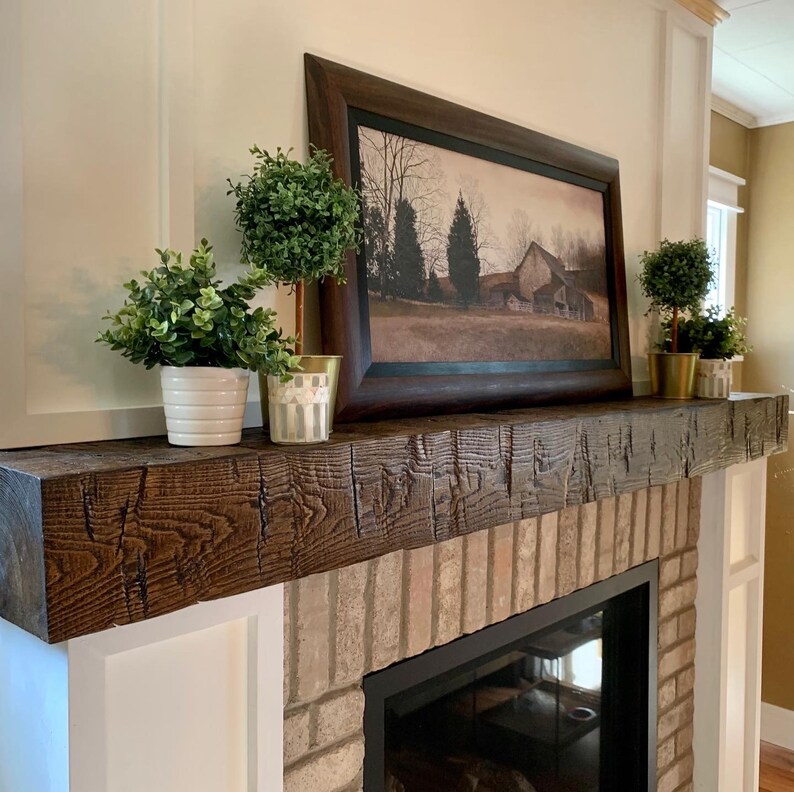 Reclaim Wood Mantle Beams - Etsy