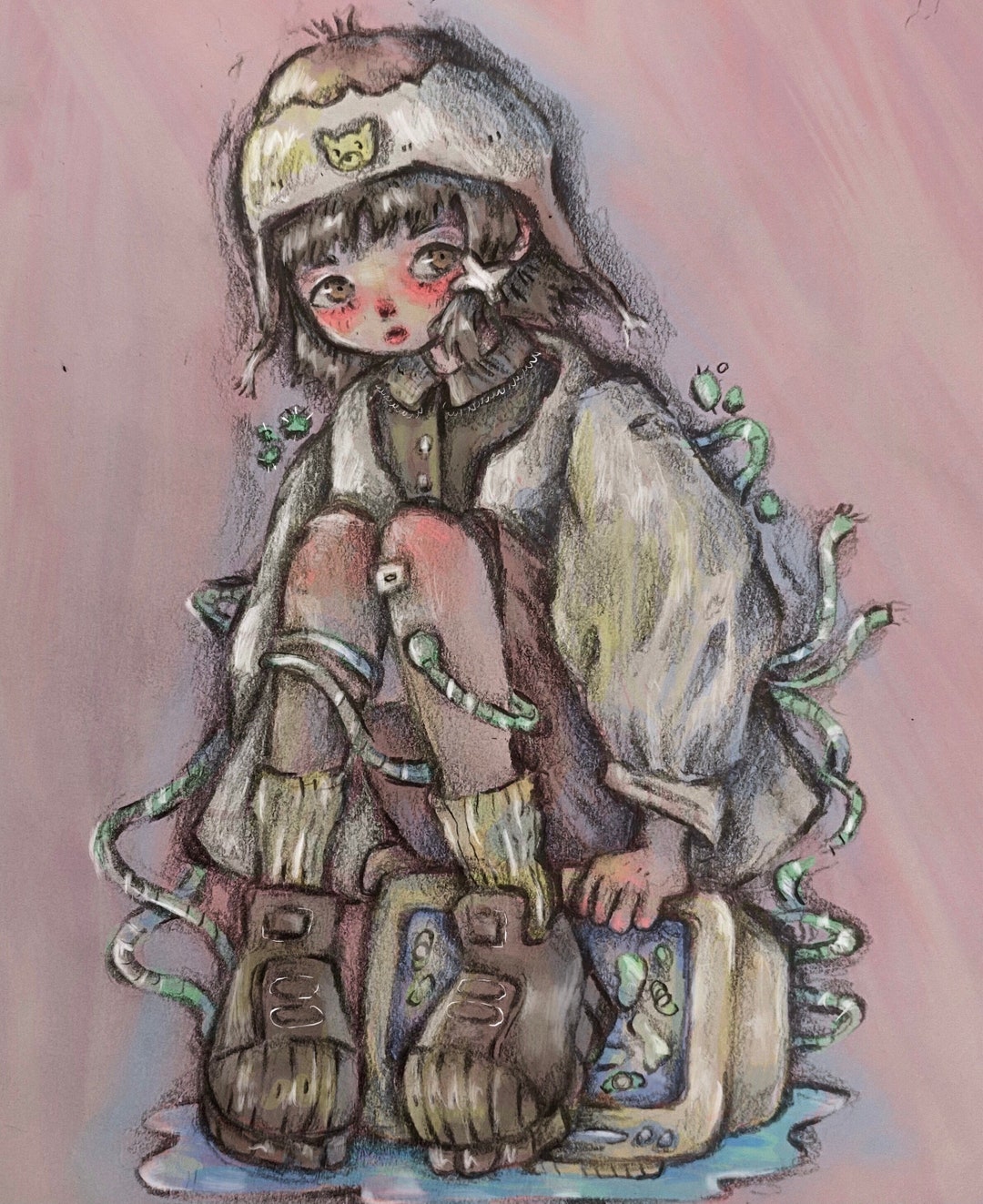 Serial Experiment Lain - Art Print - Etsy