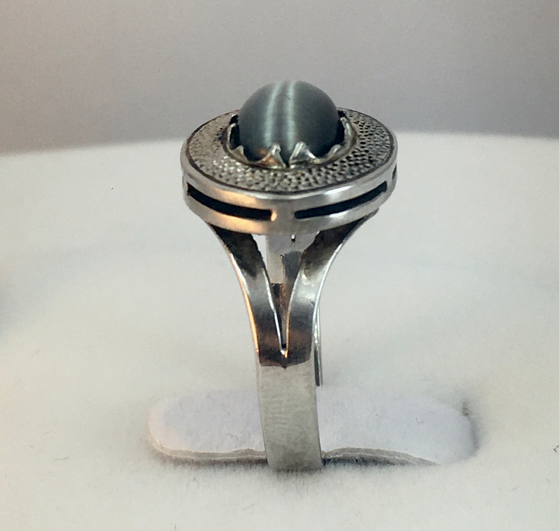 Vintage Sterling Silver 925 Ulexite Stone Ring Sterling - Etsy France
