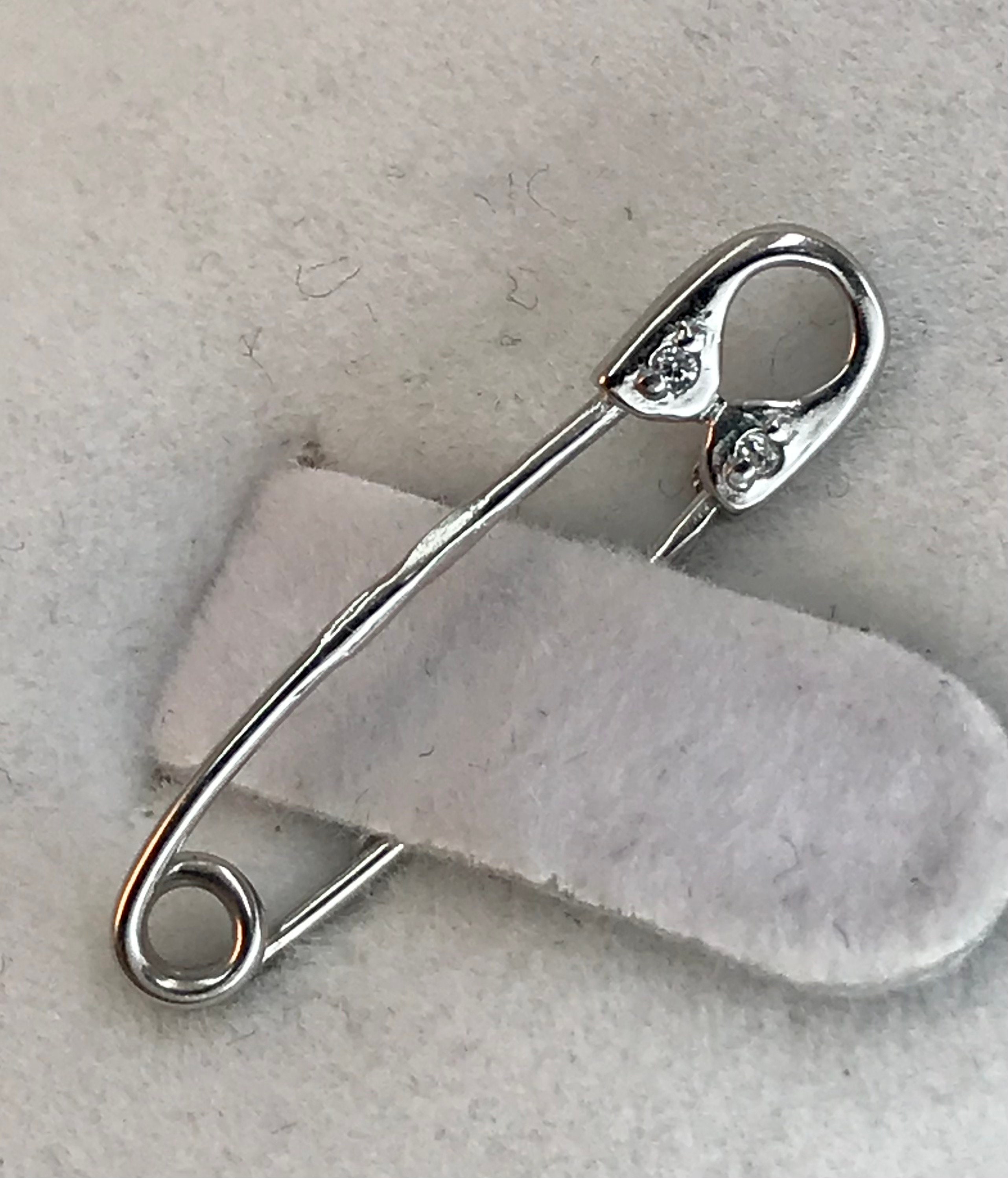 Vintage Sterling Silver 925 Cubic Zirconia Pin Amazing | Etsy