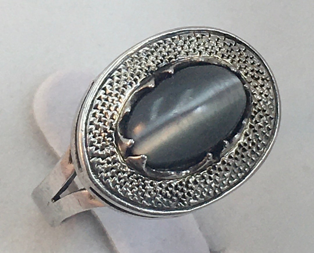 Vintage Sterling Silver 925 Ulexite Stone Ring Sterling - Etsy France