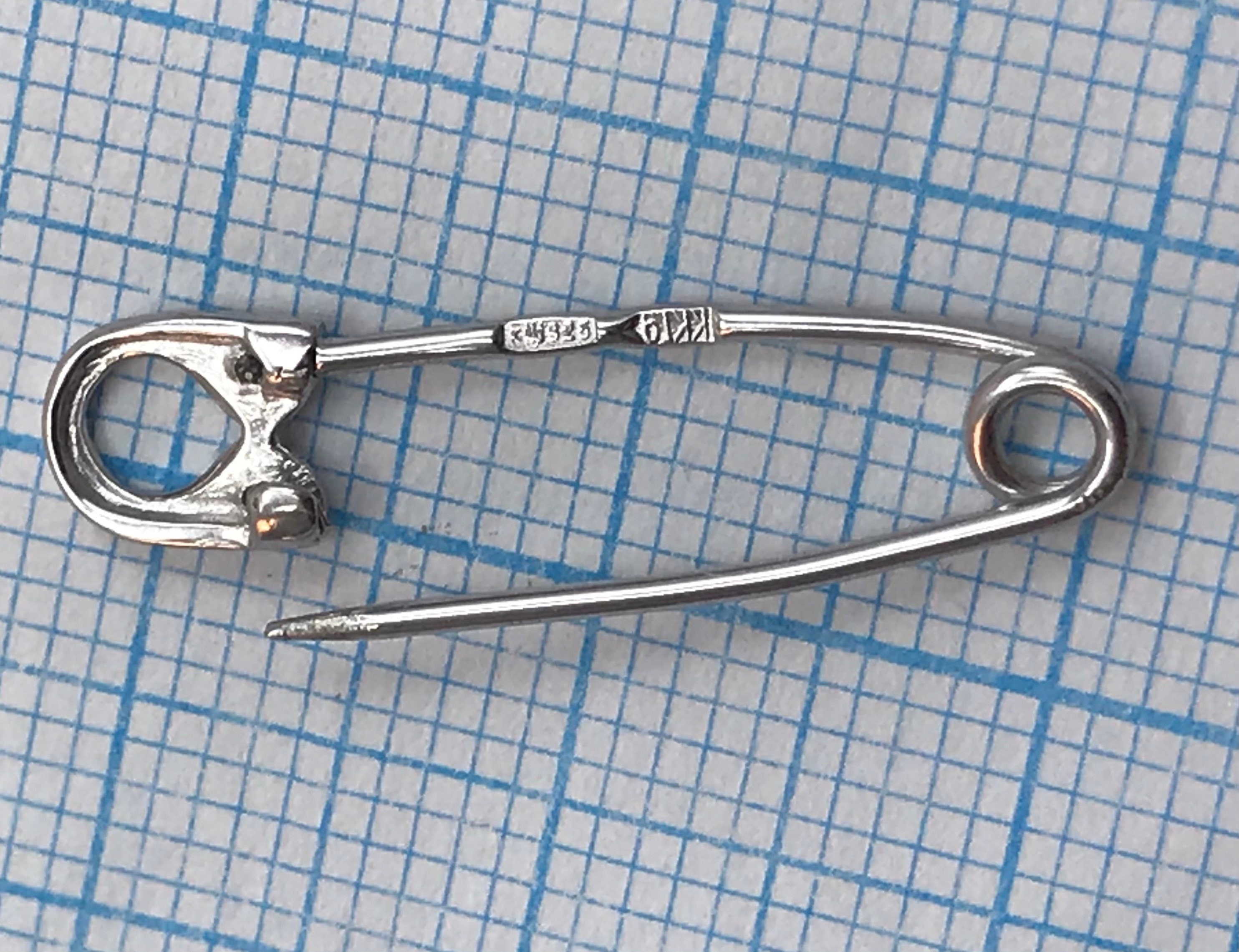 Vintage Sterling Silver 925 Cubic Zirconia Pin Amazing | Etsy