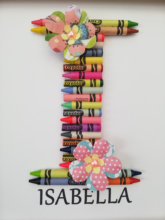 Crayon Letter Art