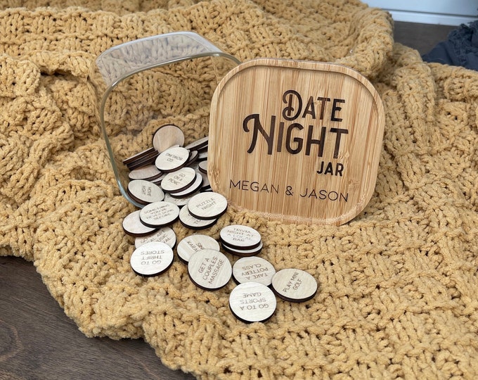 Personalized Date Night Jar - Date Night Tokens - Date Night Ideas ...