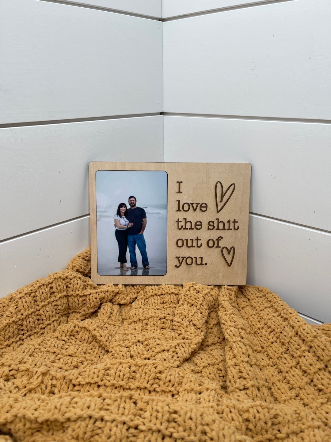 I Love the Shit Out of You Frame - Personalized Picture - Anniversary ...