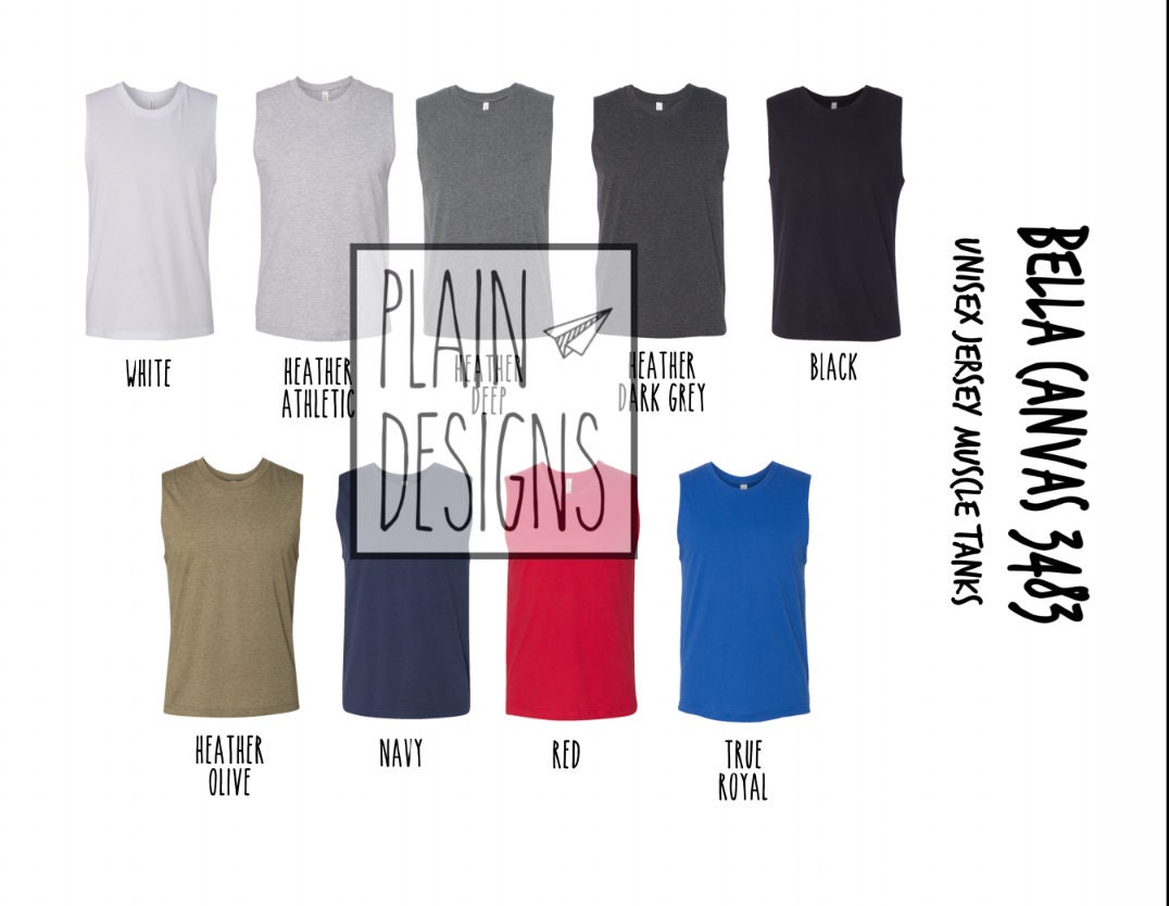 Bella Canvas 3483 Color Chart DIGITAL DOWNLOAD - Etsy