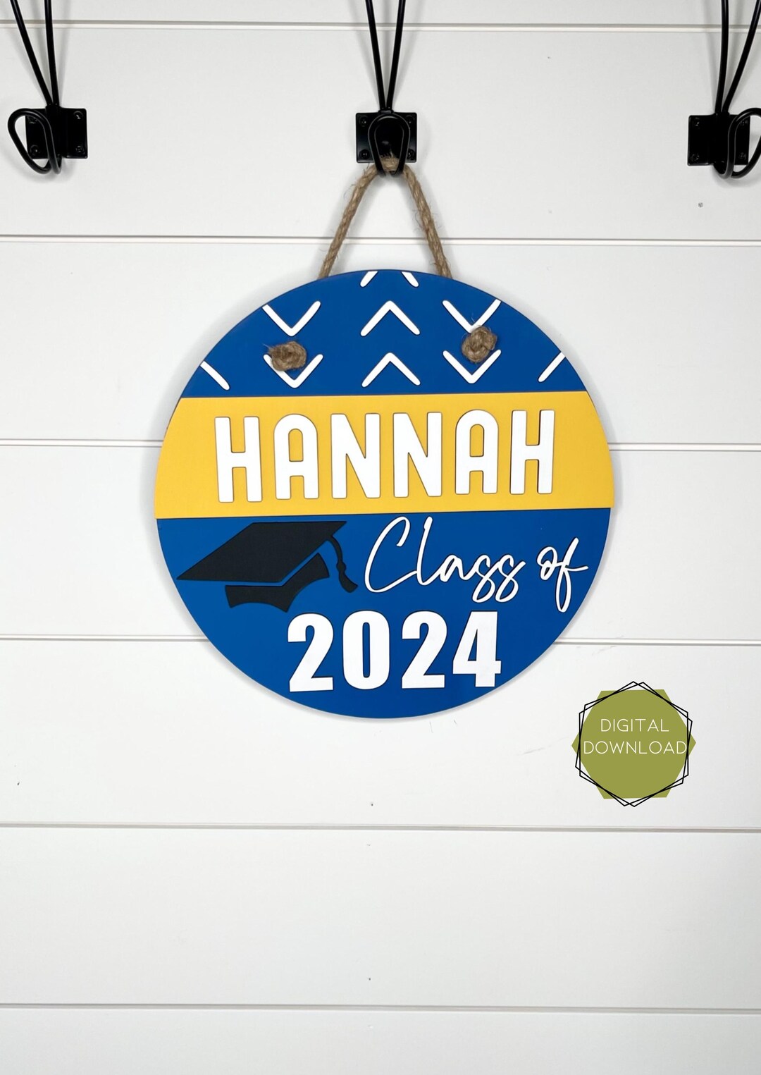 Graduation Door Hanger SVG - Digital Download - Laser Cutting Downloads ...