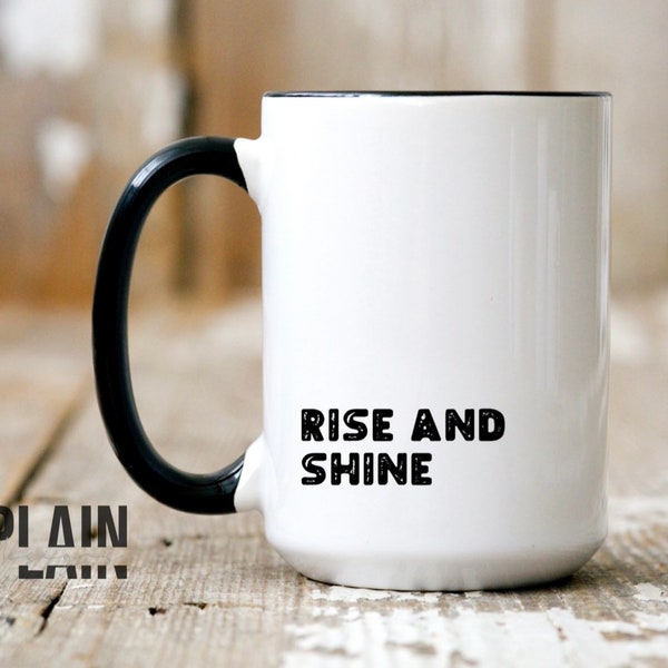 Rise and Shine Mug - Etsy