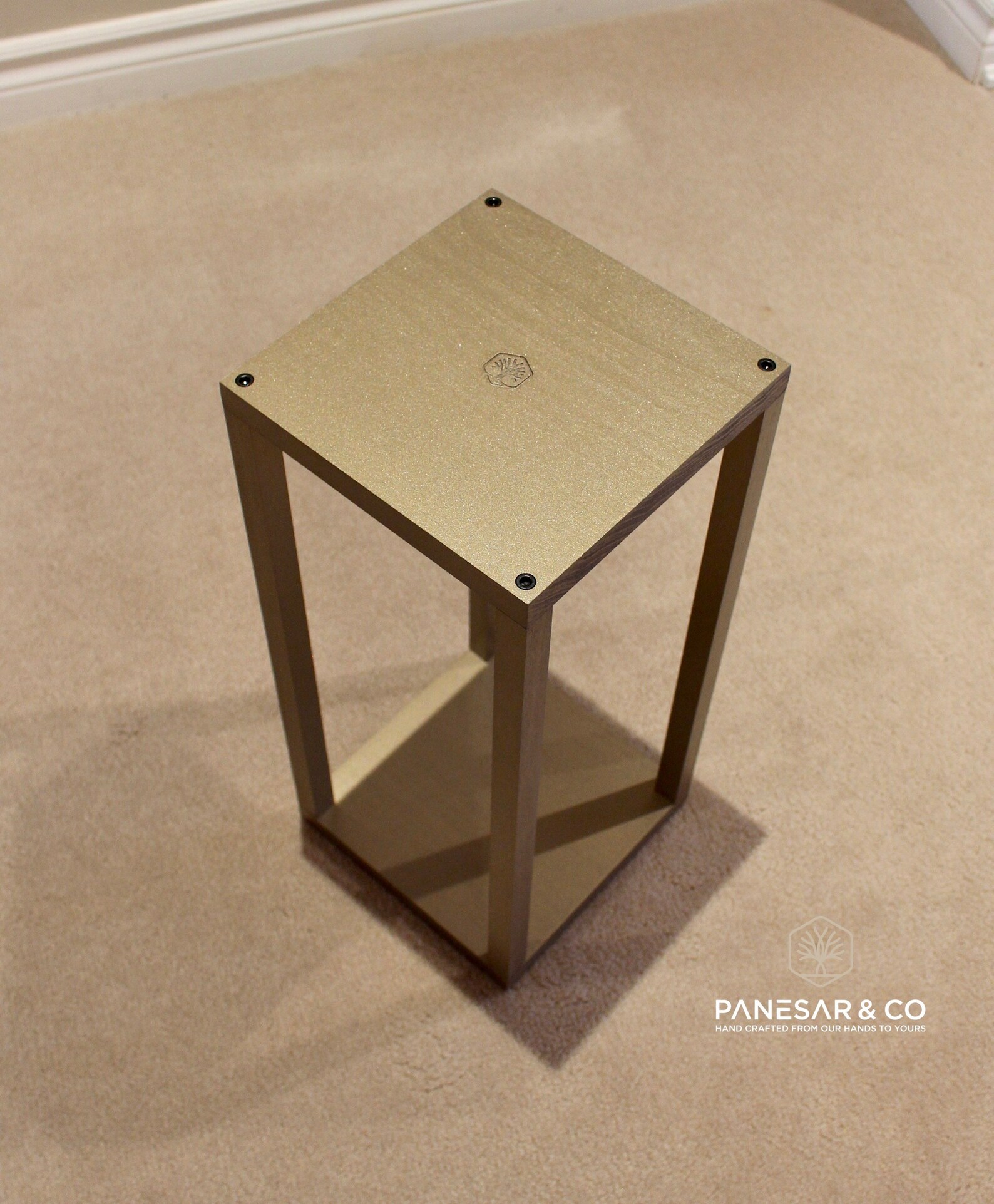 Wood Modern Rectangle Stand Geometric Vase Tall Stand | Etsy