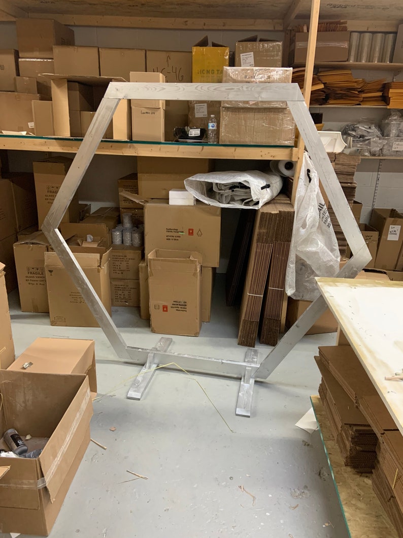 Single Arch 4ft/5ft/6ft/7ft/8ft Wedding Props Wood Hexagon | Etsy