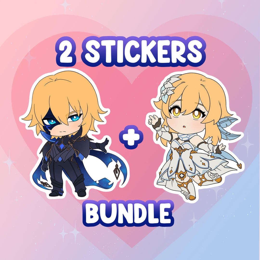 My OTP Build Your Ship Genshin Impact Sticker Bundle - Die Cut Vinyl ...