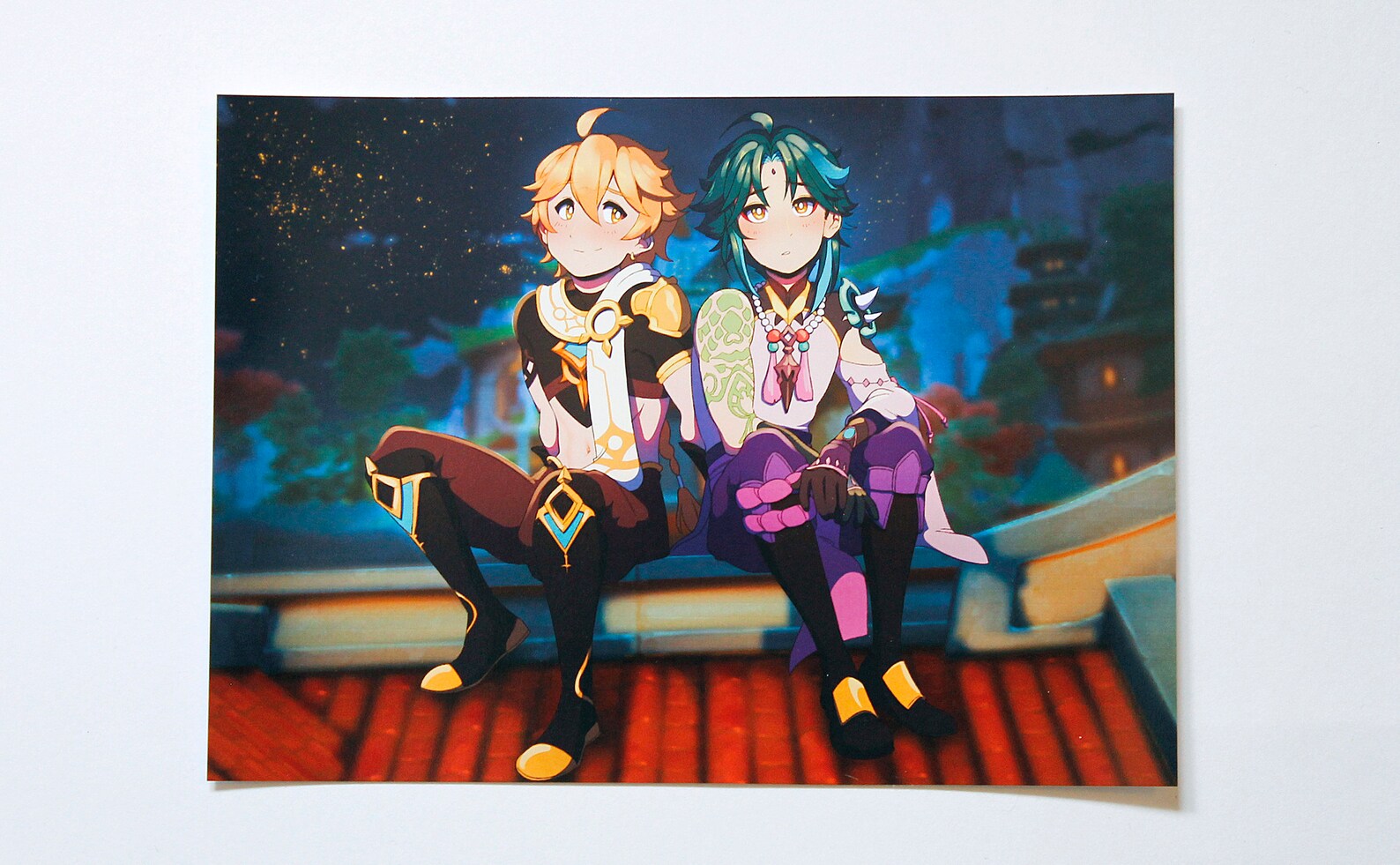 Genshin Impact Xiao X Aether Lantern Rite 5x7 Mini Print - Etsy