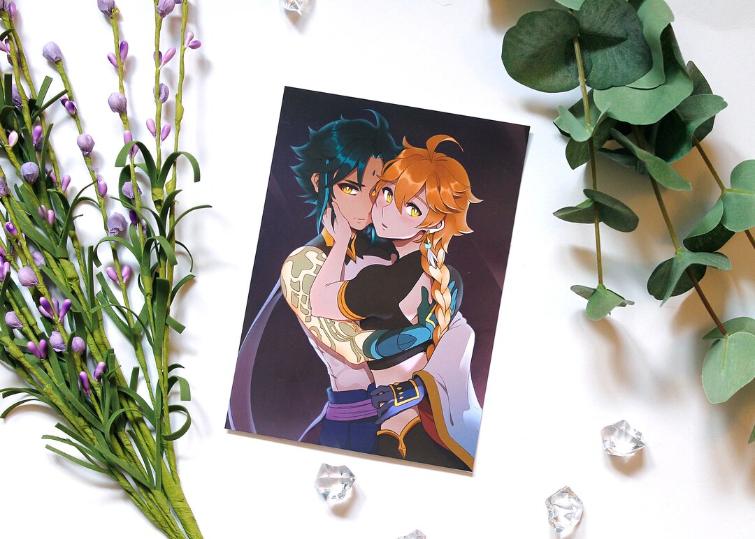 Genshin Impact Xiao X Aether Glow 5x7 Mini Print - Etsy