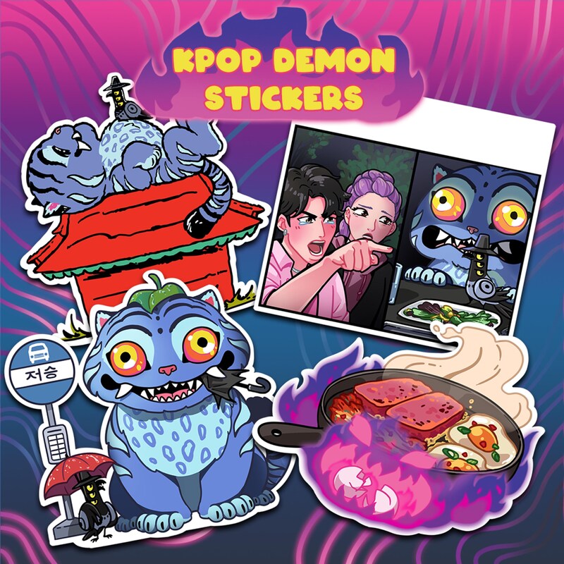 K Pop Demon Hunters Sticker - Etsy Canada