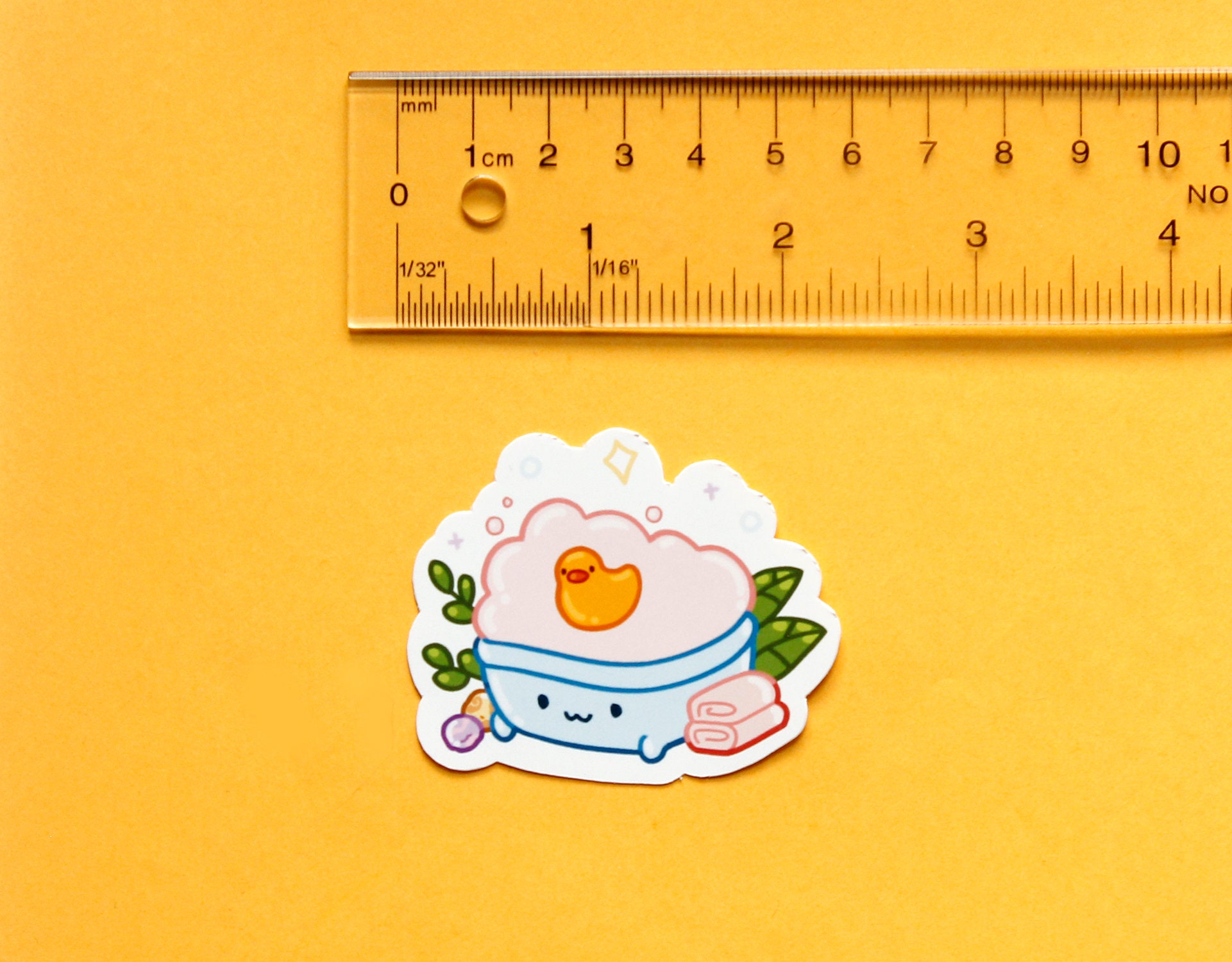 Bubble Bath Sticker Die Cut Vinyl Sticker Kawaii Sticker | Etsy